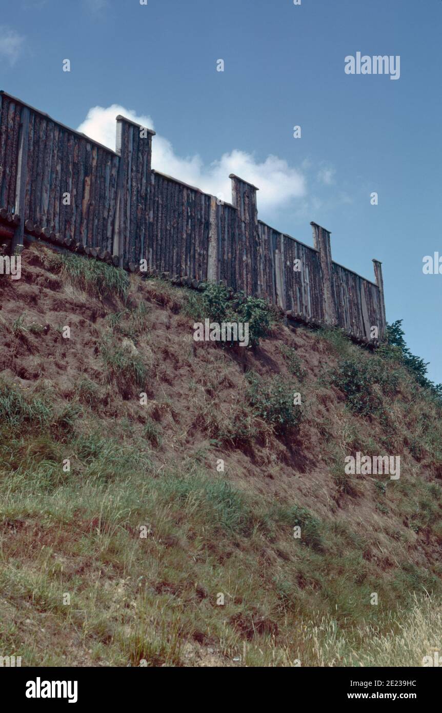 Lunt - reconstructed Roman fort near Sefton in Merseyside, England ...
