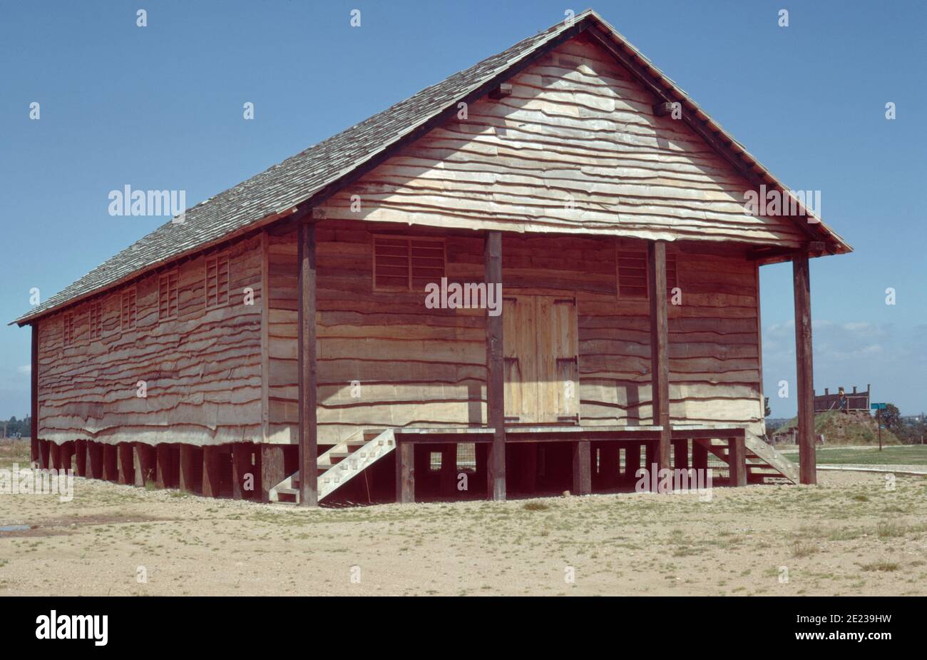 Lunt - reconstructed Roman fort near Sefton in Merseyside, England ...