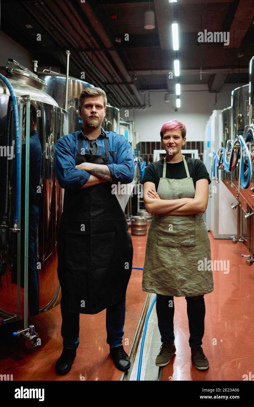 Portrait of food production workers hi-res stock photography and images ...