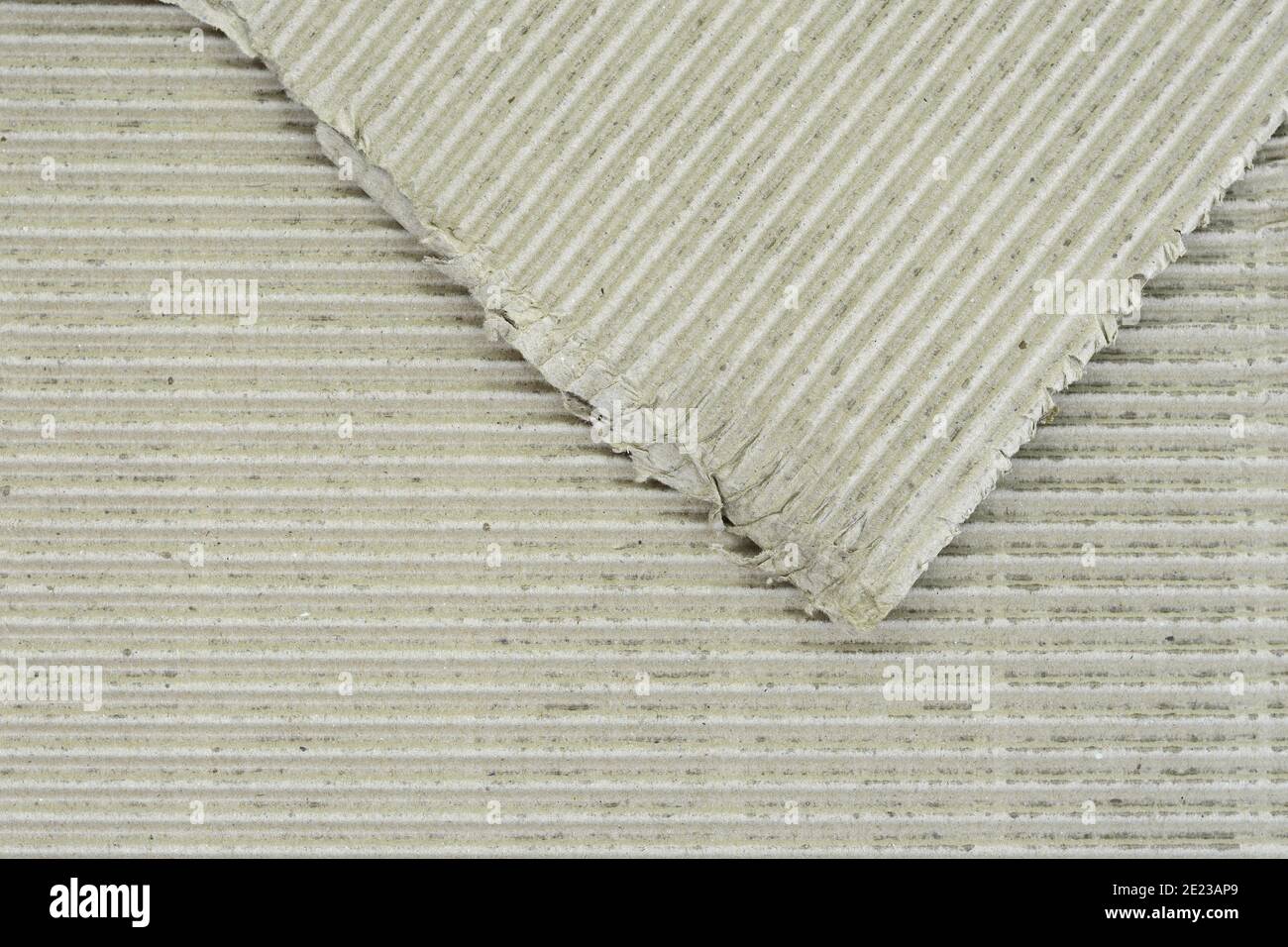 Cardboard texture. cardboard background . Piece of corrugated cardboard ...