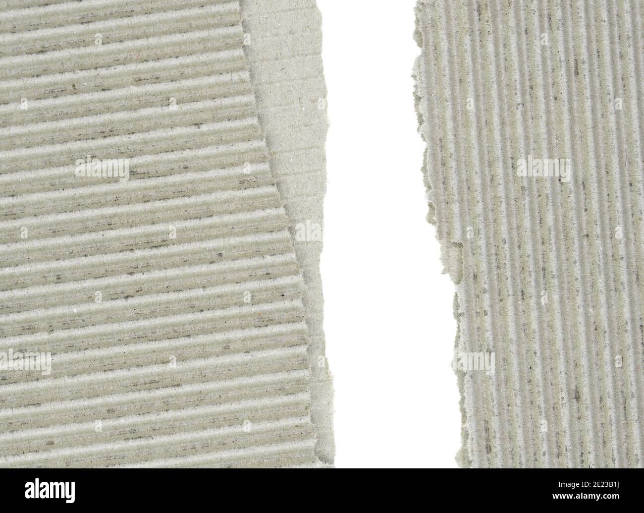 cardboard torn edge. cardboard background isolated on white. Piece of ...