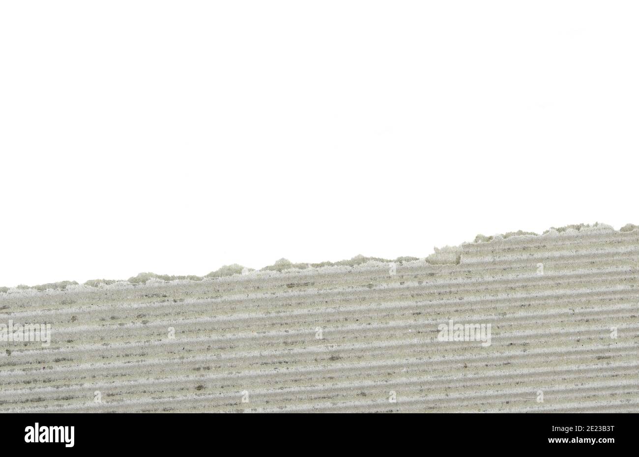 cardboard torn edge. cardboard background isolated on white. Piece of ...