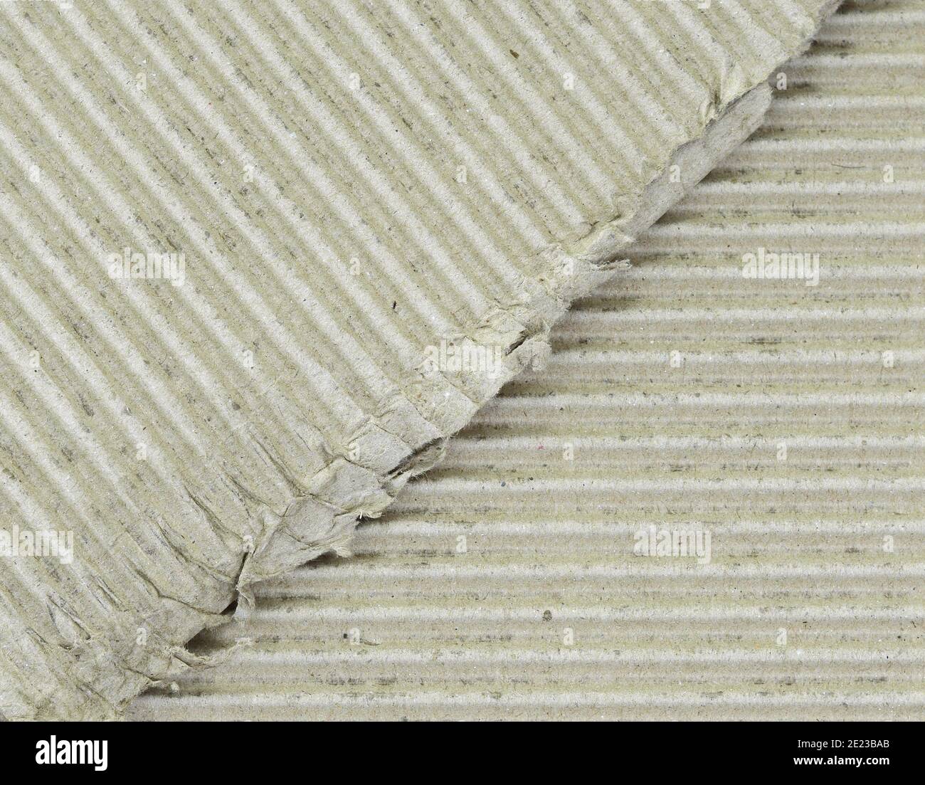 Cardboard texture. cardboard background . Piece of corrugated cardboard ...