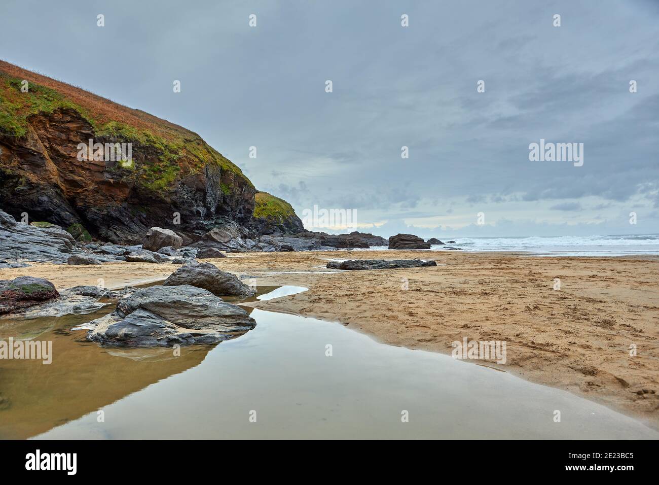 Poldhu beach hi-res stock photography and images - Alamy