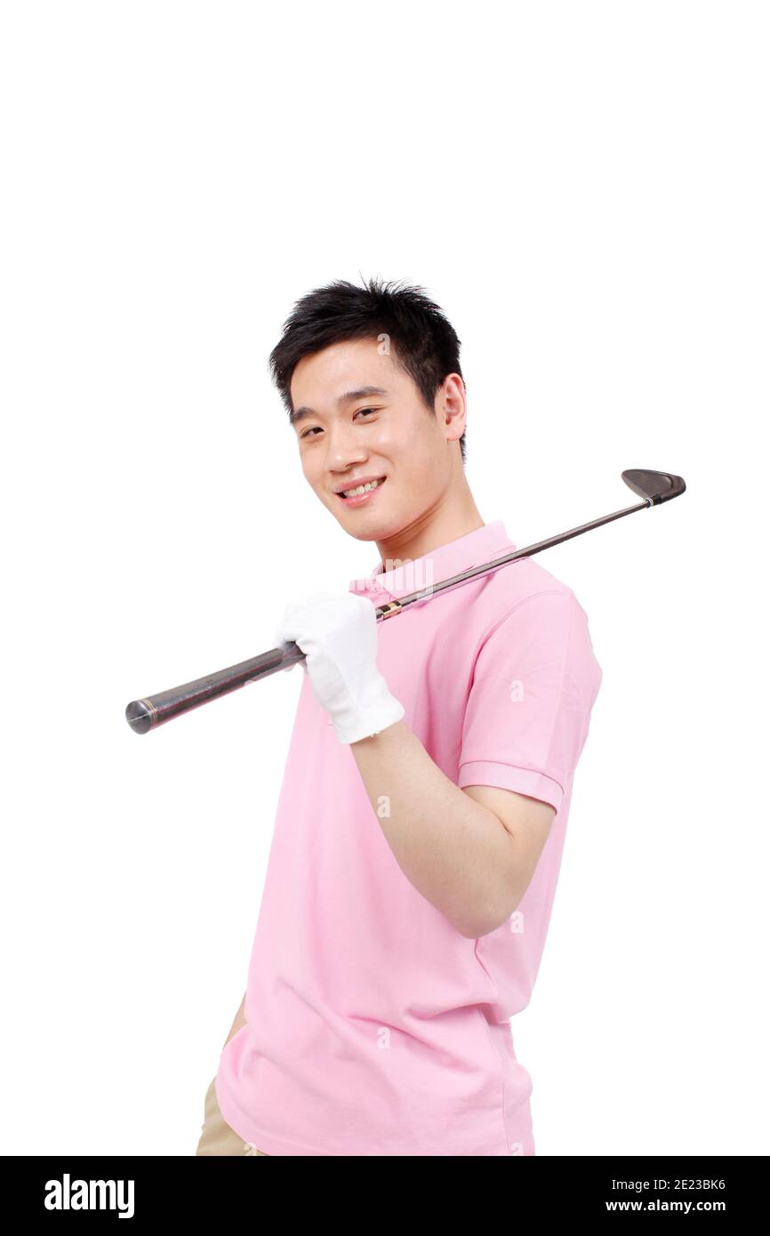 Chinese man playing golf hi-res stock photography and images - Alamy