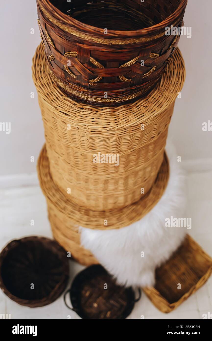 Straw containers hi-res stock photography and images - Alamy