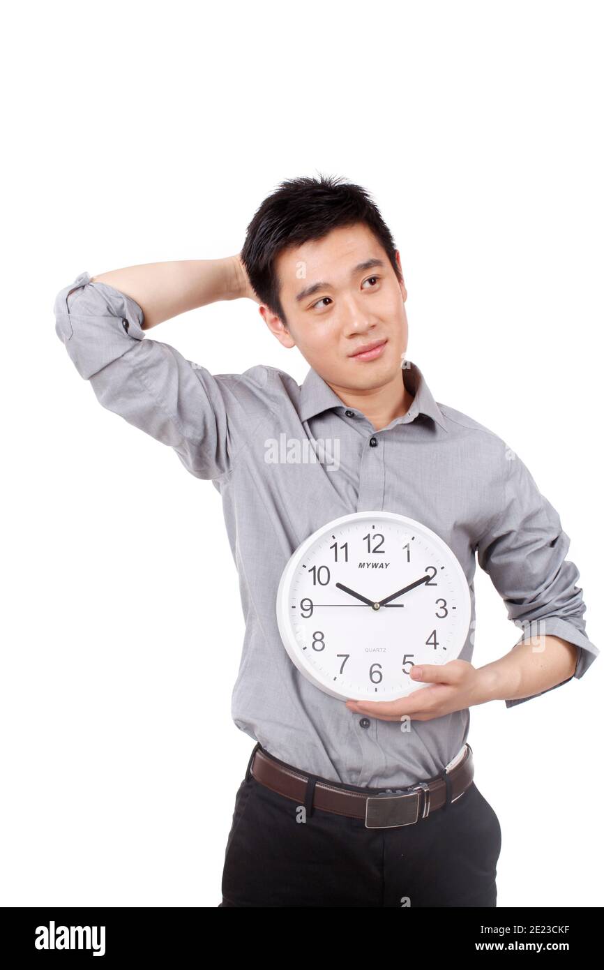 Clock showing hour only hi-res stock photography and images - Alamy