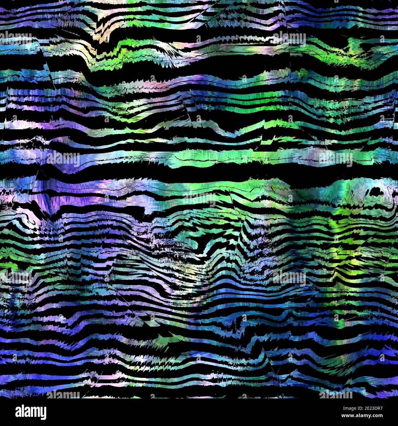 Seamless abstract color blobs with stripes overlay Stock Photo - Alamy