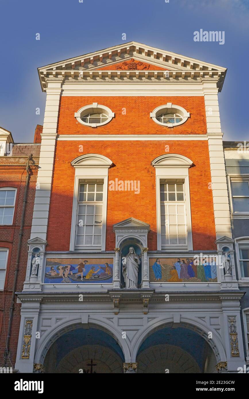 St Peter's Italian Catholic Church london Stock Photo - Alamy