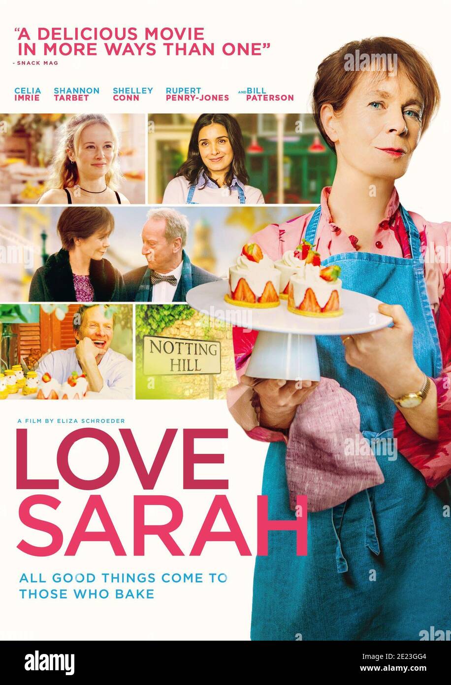 LOVE SARAH, poster, Celia Imrie (right); smaller figures from top ...