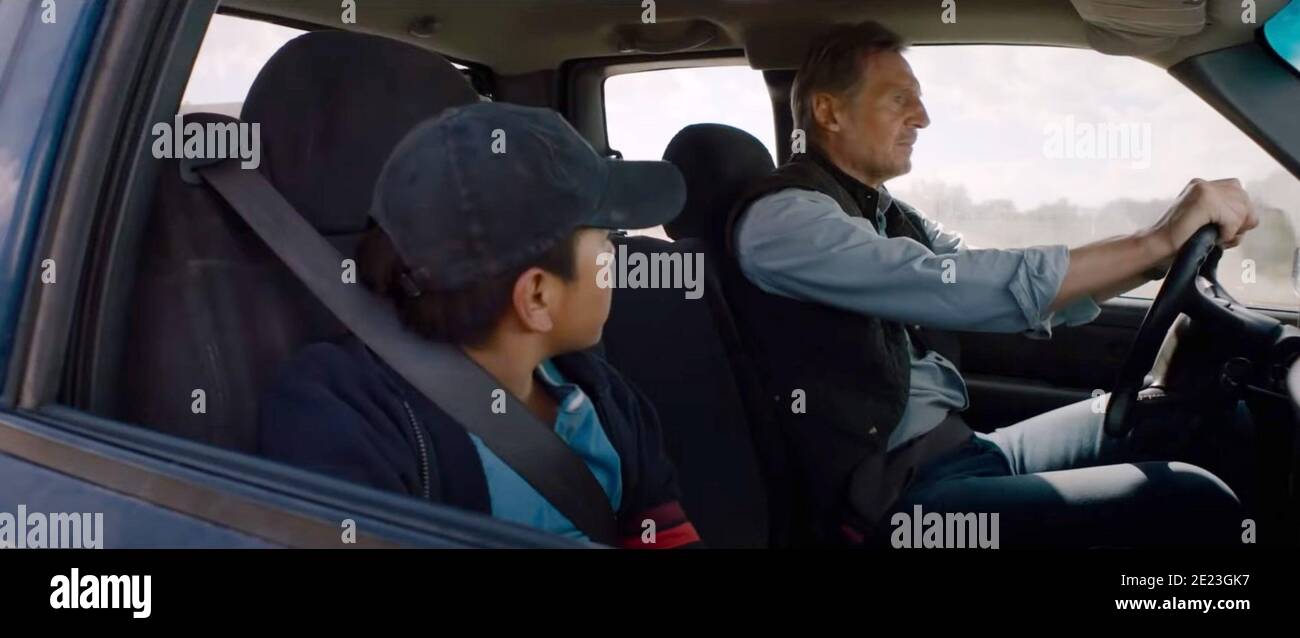 THE MARKSMAN, from left: Jacob Perez, Liam Neeson, 2021. © Open Road ...