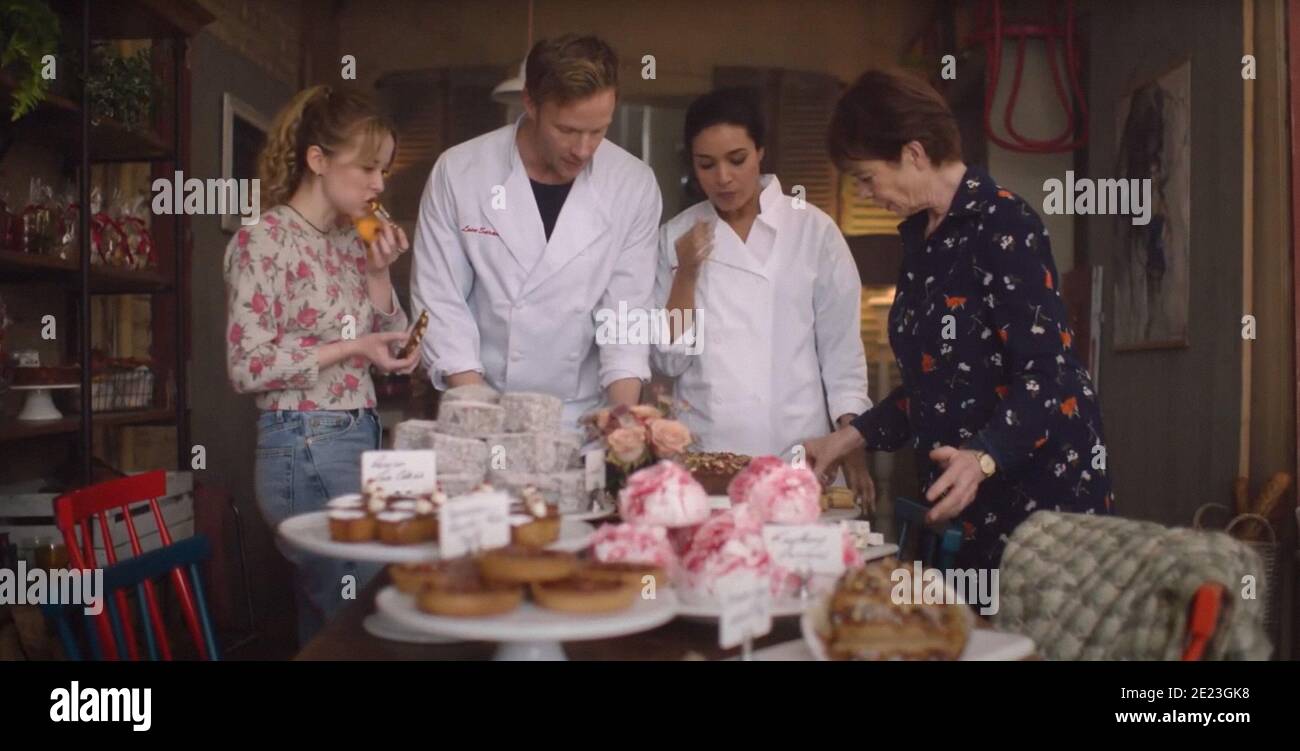 LOVE SARAH, from left: Shannon Tarbet, Rupert Penry-Jones, Shelley Conn ...