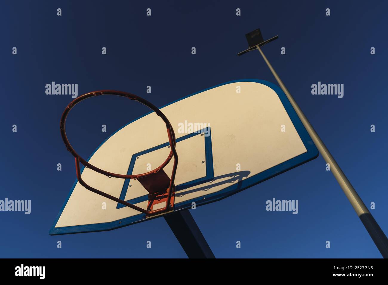 Basketball hoop without net hi-res stock photography and images - Alamy