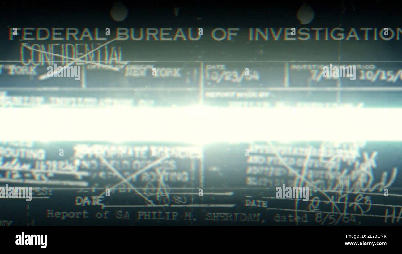 MLK/FBI, FBI document, 2020. © IFC Films /Courtesy Everett Collection ...