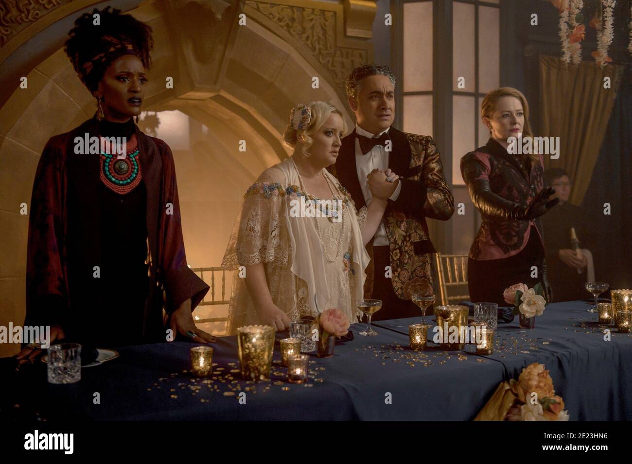 CHILLING ADVENTURES OF SABRINA, from left: Skye P. Marshall, Lucy Davis ...