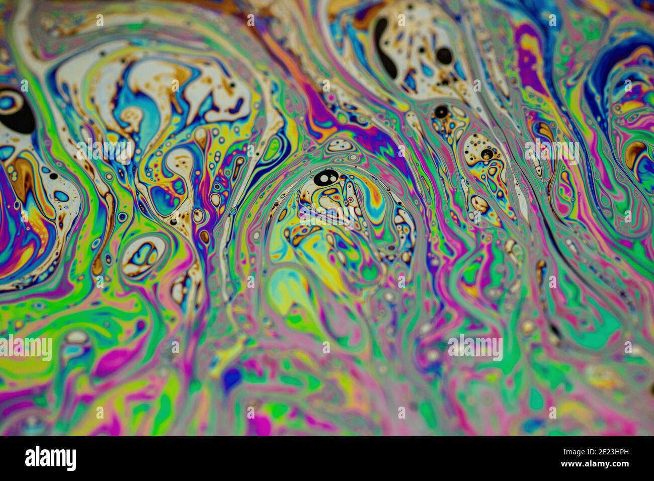 Abstract background texture of soap bubble surface Stock Photo - Alamy