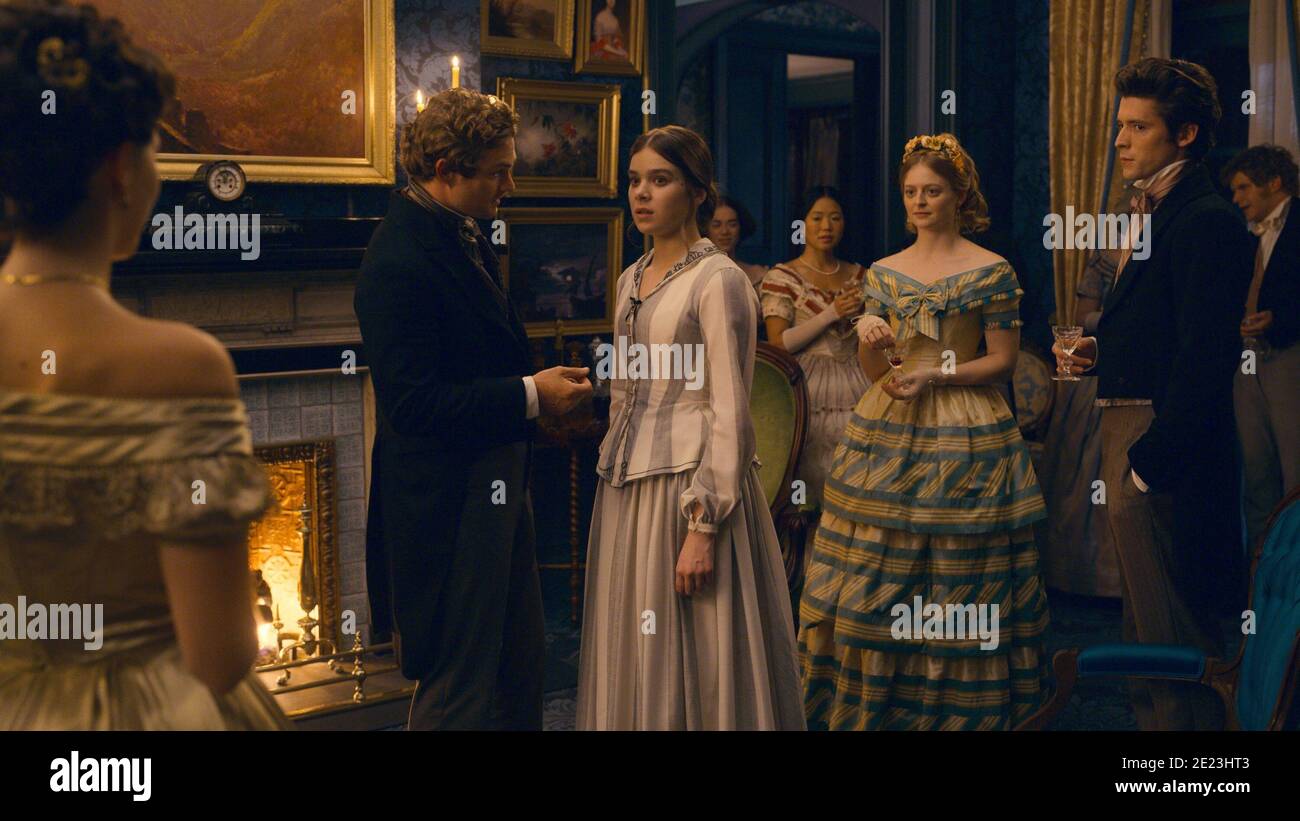 DICKINSON, from left: Finn Jones, Hailee Steinfeld as Emily Dickinson ...