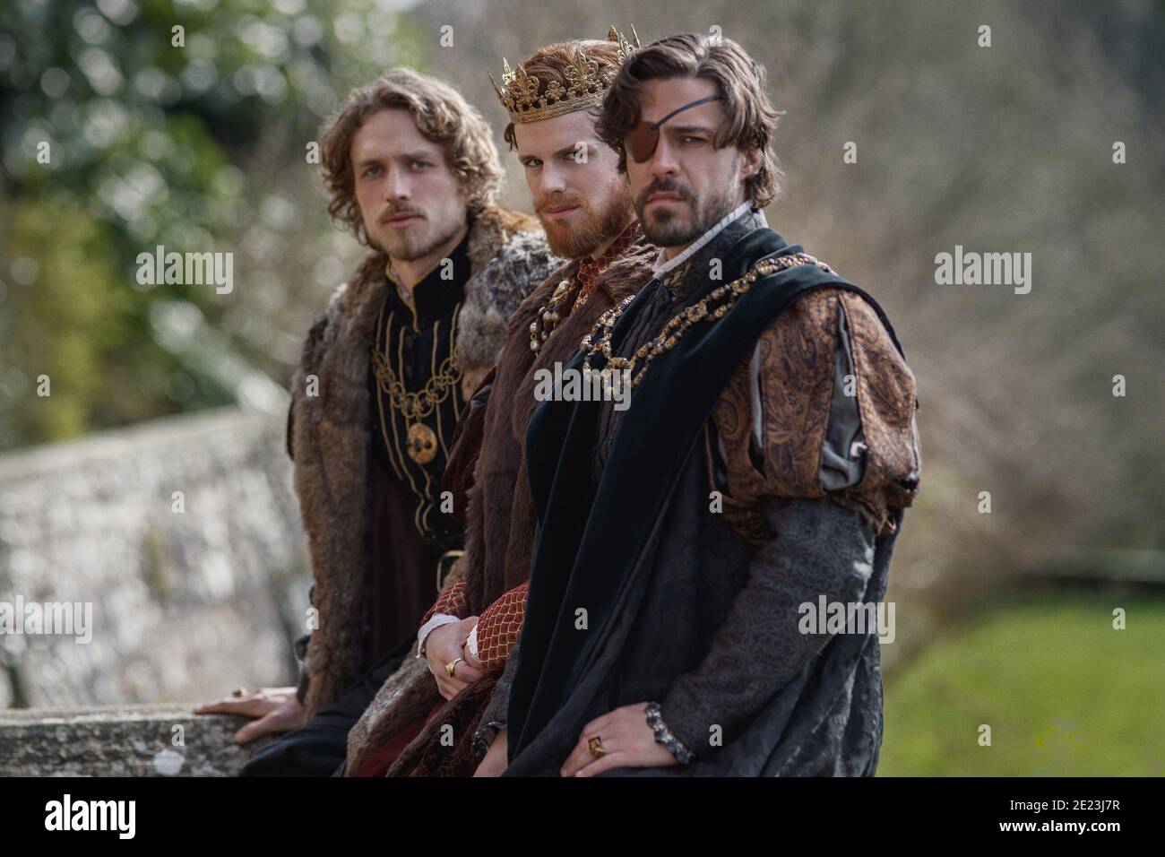 THE SPANISH PRINCESS, from left: Jordan Renzo as Charlie Brandon ...