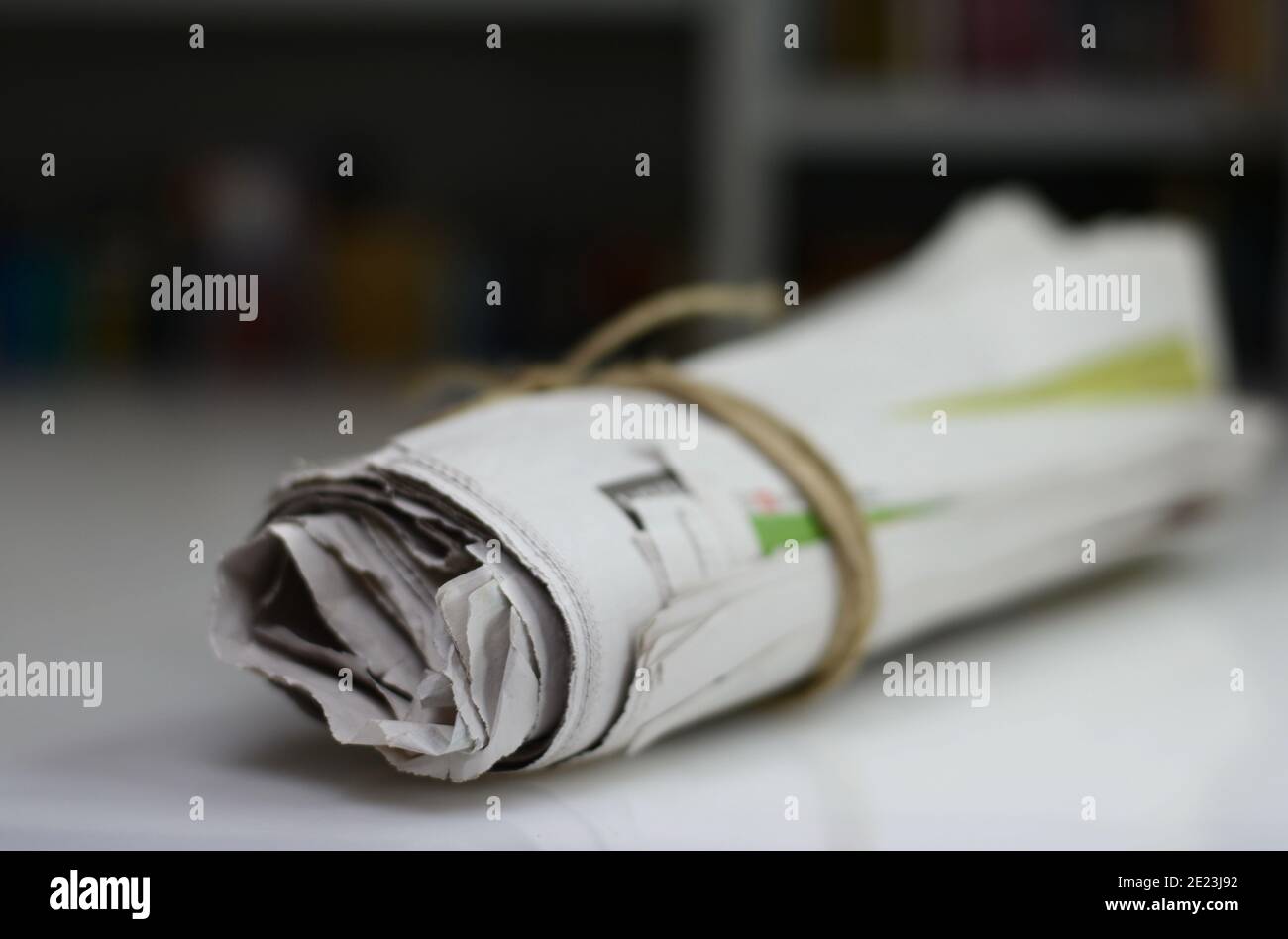 Newspapers folded and stacked concept for global communications ...