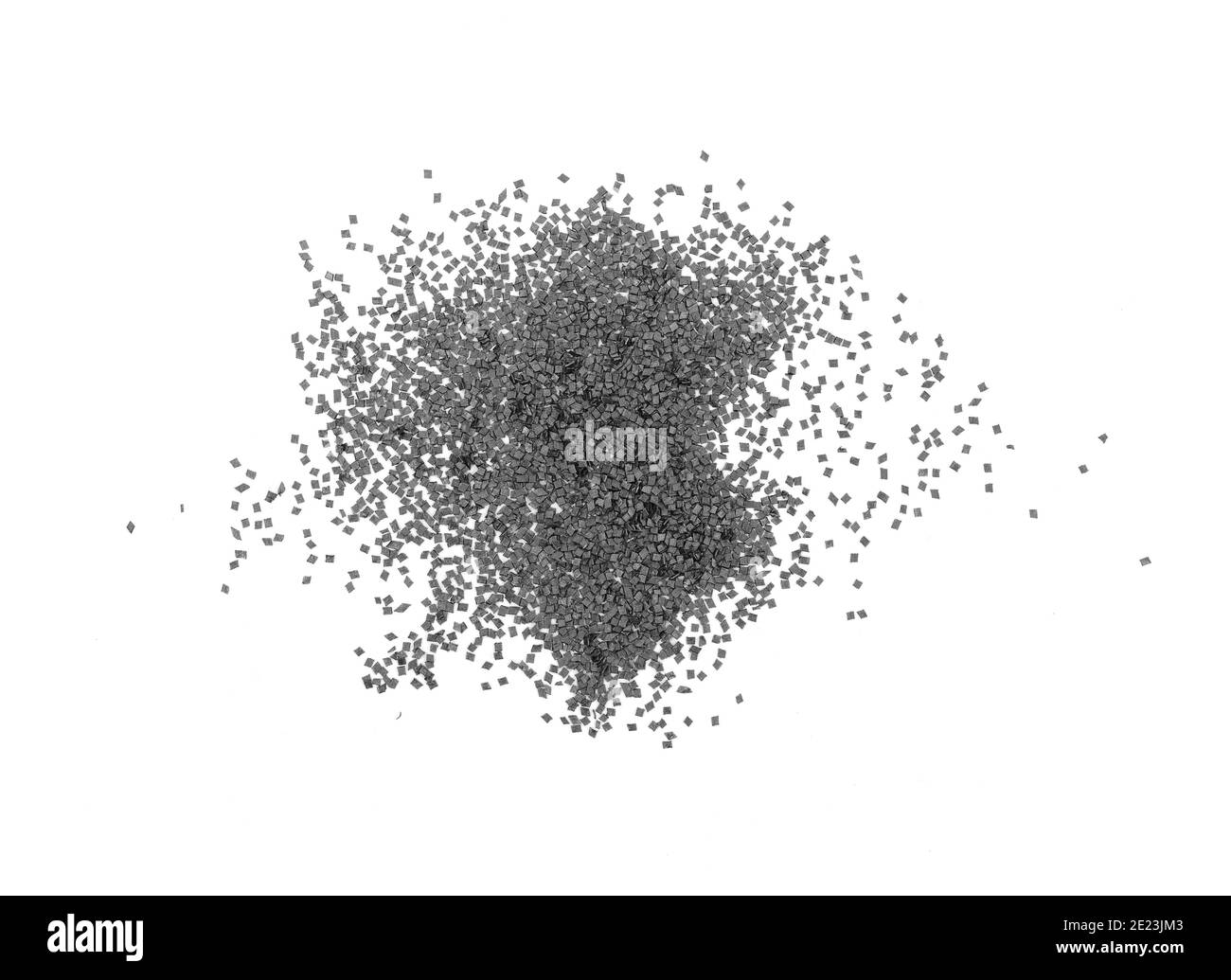 Gunpowder for a military or hunting rifle. Pile gunpowder, black powder ...