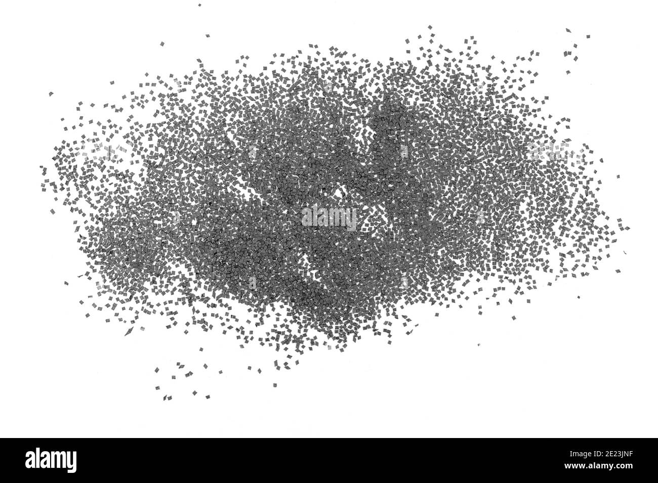 Gunpowder for a military or hunting rifle. Pile gunpowder, black powder ...