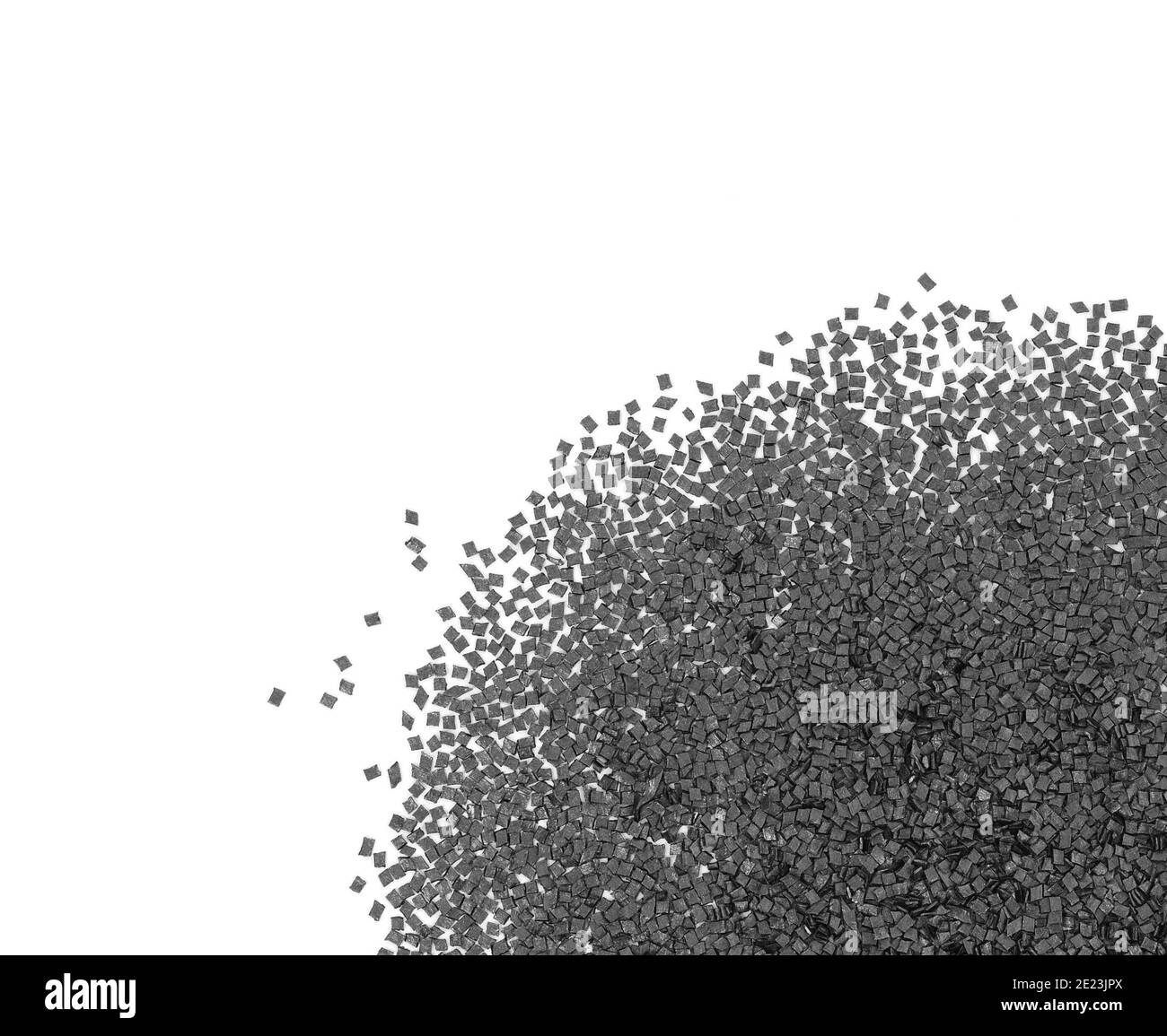 Gunpowder for a military or hunting rifle. Pile gunpowder, black powder ...