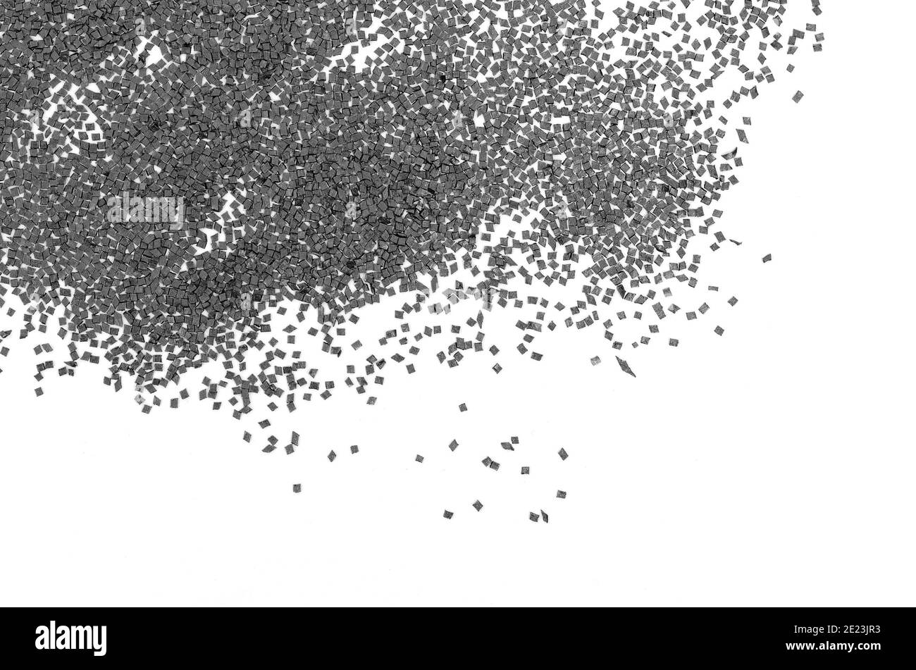 Gunpowder for a military or hunting rifle. Pile gunpowder, black powder ...