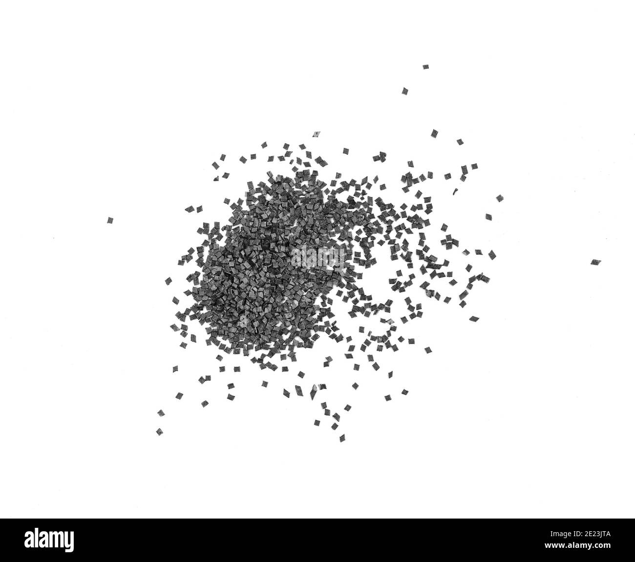 Gunpowder for a military or hunting rifle. Pile gunpowder, black powder ...