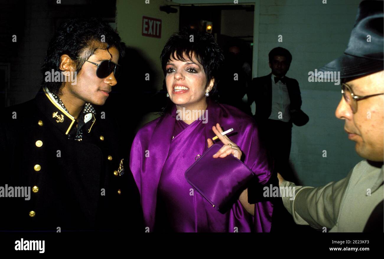 Liza minnelli and michael jackson hi-res stock photography and images - Alamy
