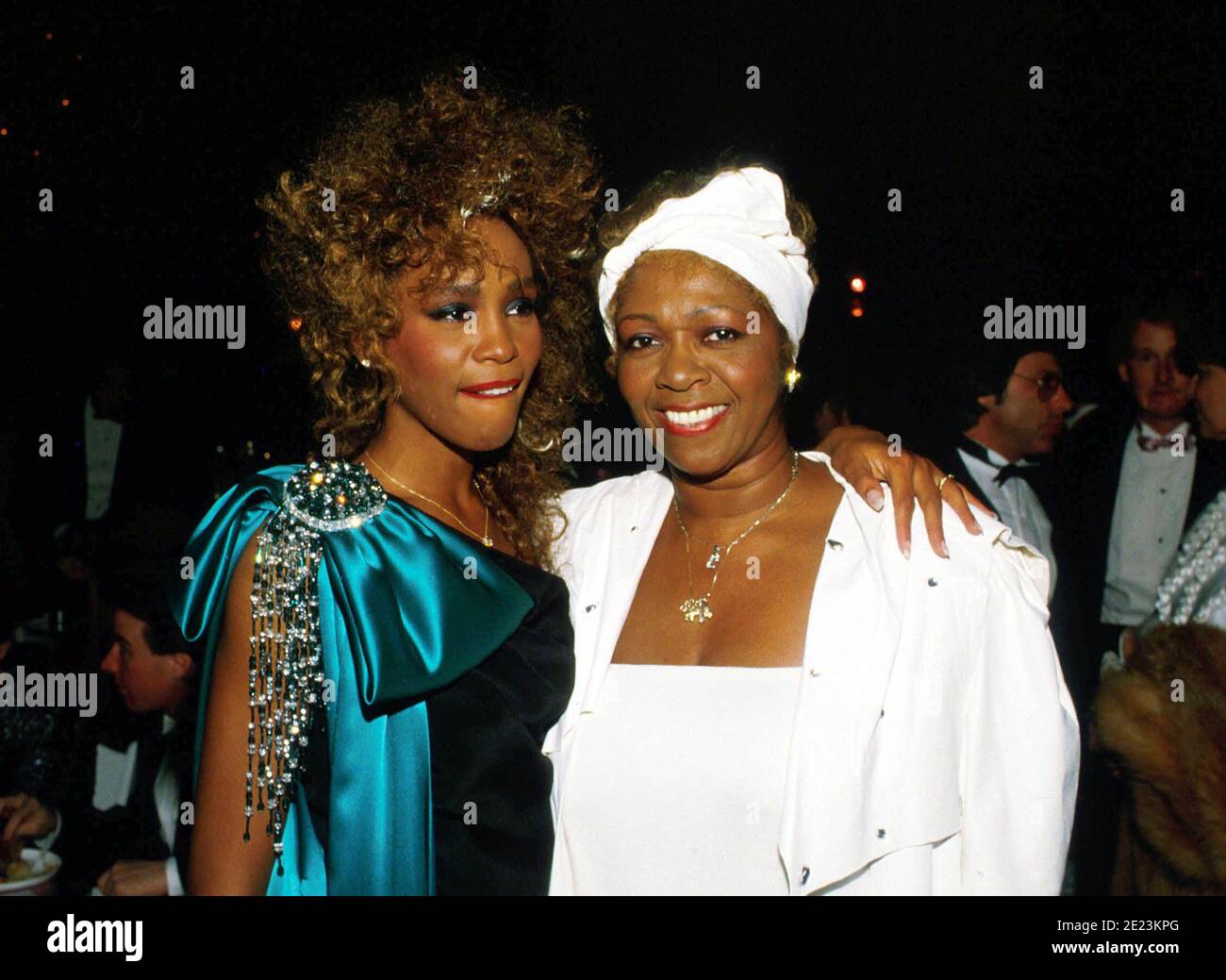 Whitney Houston and Cissy Houston 1986 Credit: Ralph Dominguez ...
