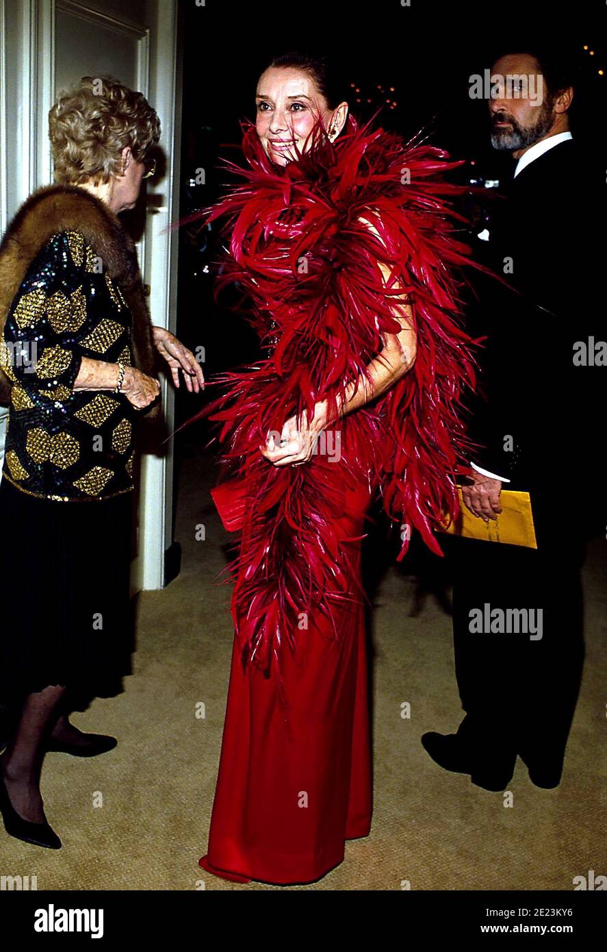 Audrey Hepburn 1988 Credit: Ralph Dominguez/MediaPunch Stock Photo - Alamy