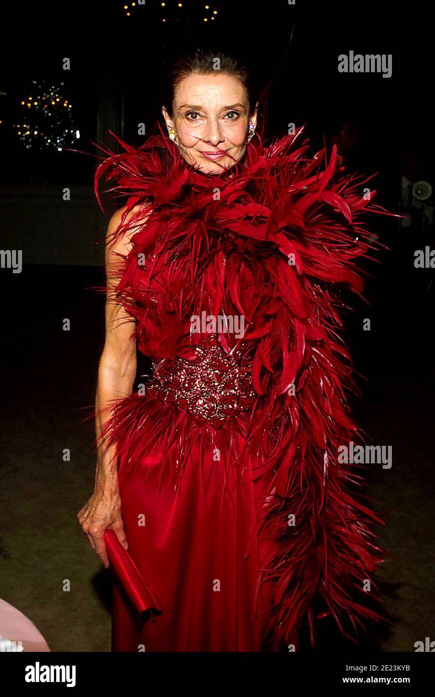 Audrey Hepburn 1988 Credit: Ralph Dominguez/MediaPunch Stock Photo - Alamy