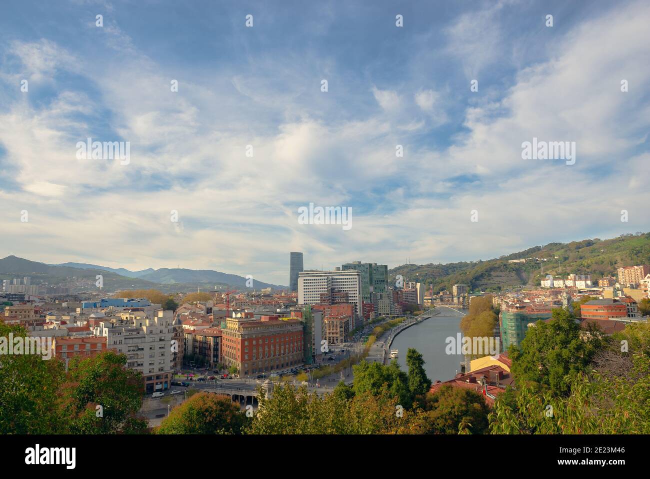 Bilbao view aerial hi-res stock photography and images - Alamy