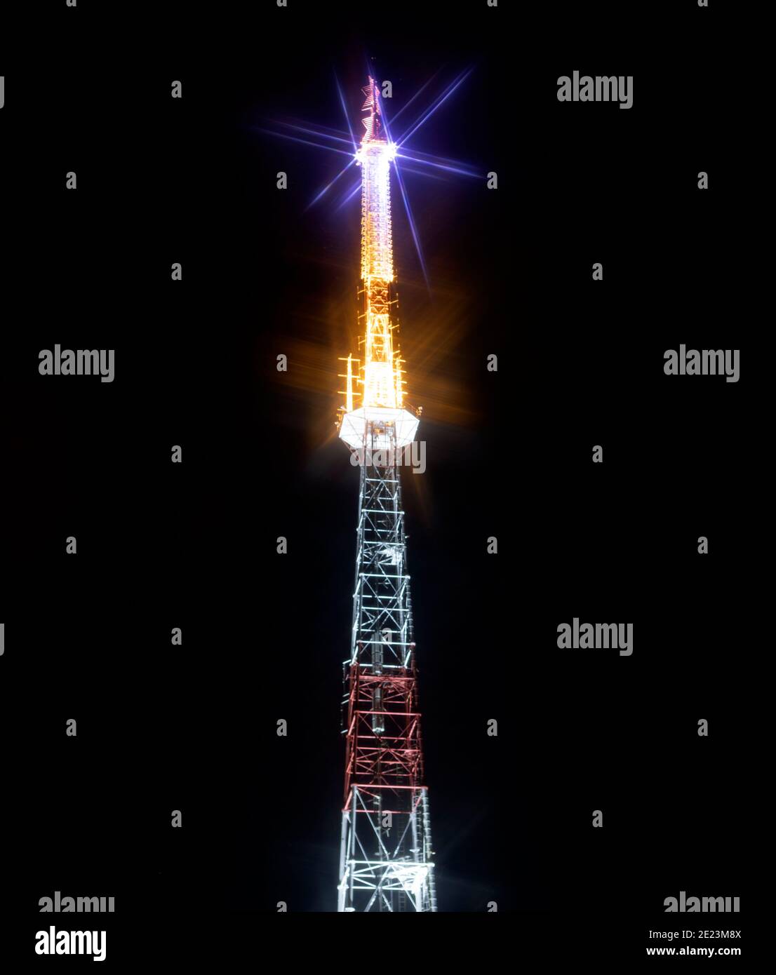 Telecommunication tower for wireless communication and the Internet ...