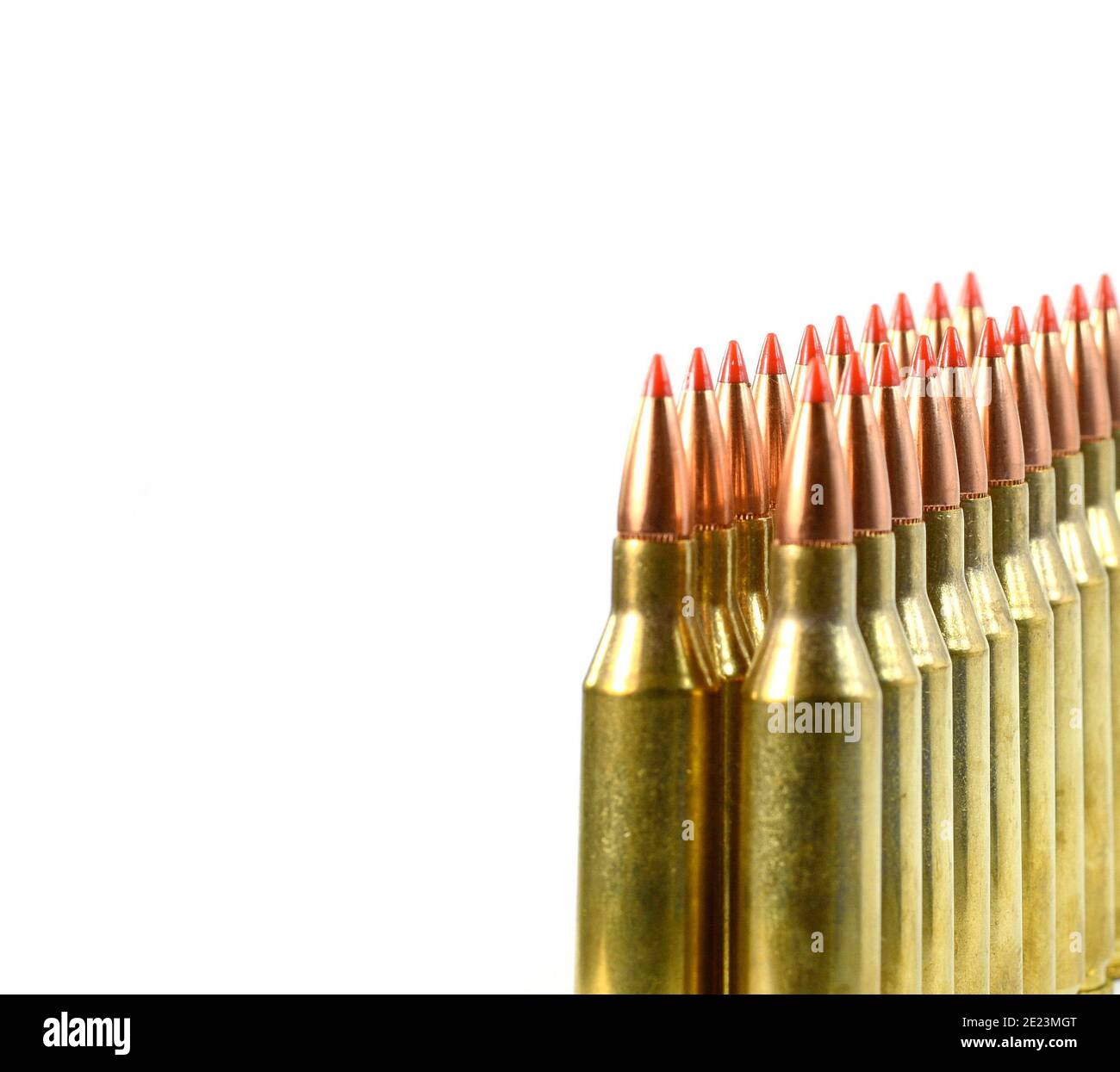 Hunting ammunition, caliber 243 Stock Photo - Alamy