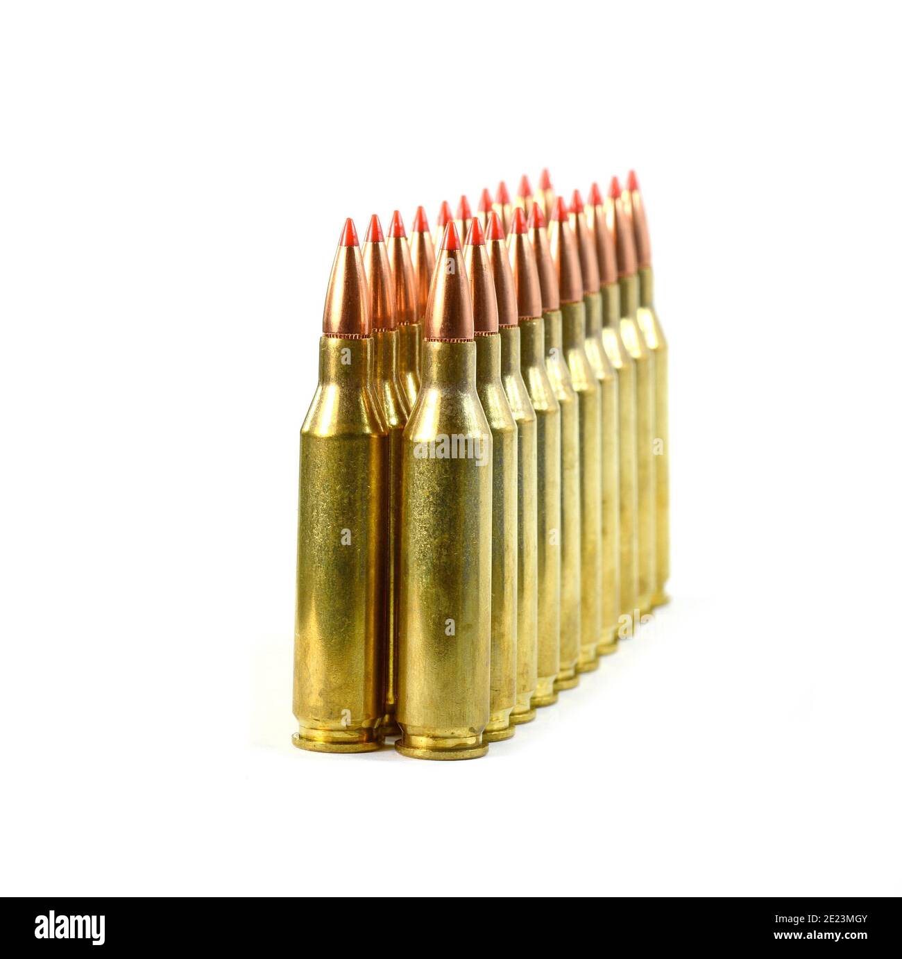 Hunting ammunition, caliber 243 Stock Photo - Alamy