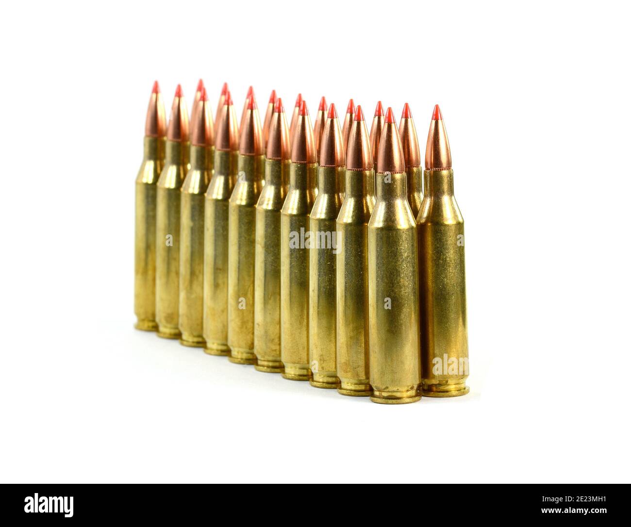 Hunting ammunition, caliber 243 Stock Photo - Alamy
