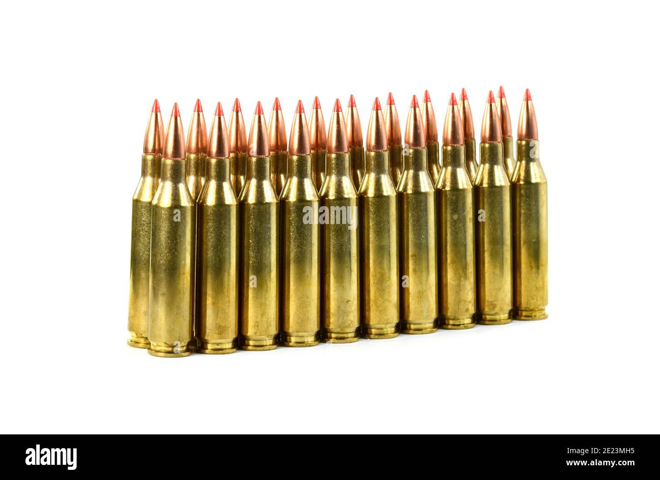 Hunting ammunition, caliber 243 Stock Photo - Alamy