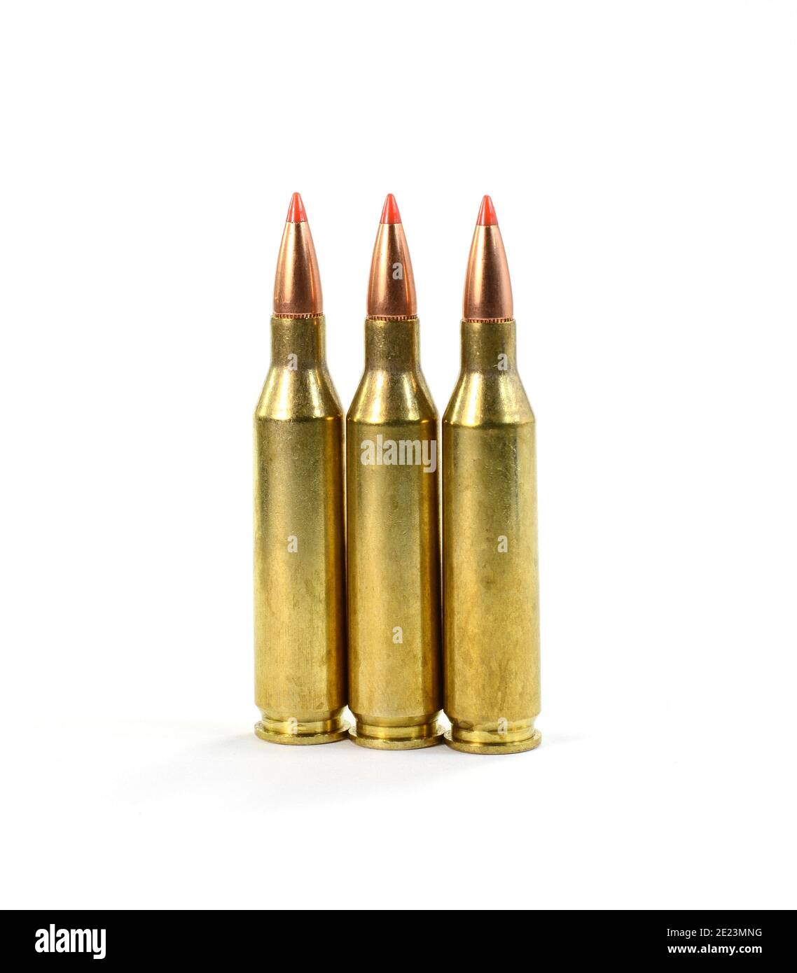 Hunting ammunition, caliber 243 Stock Photo - Alamy