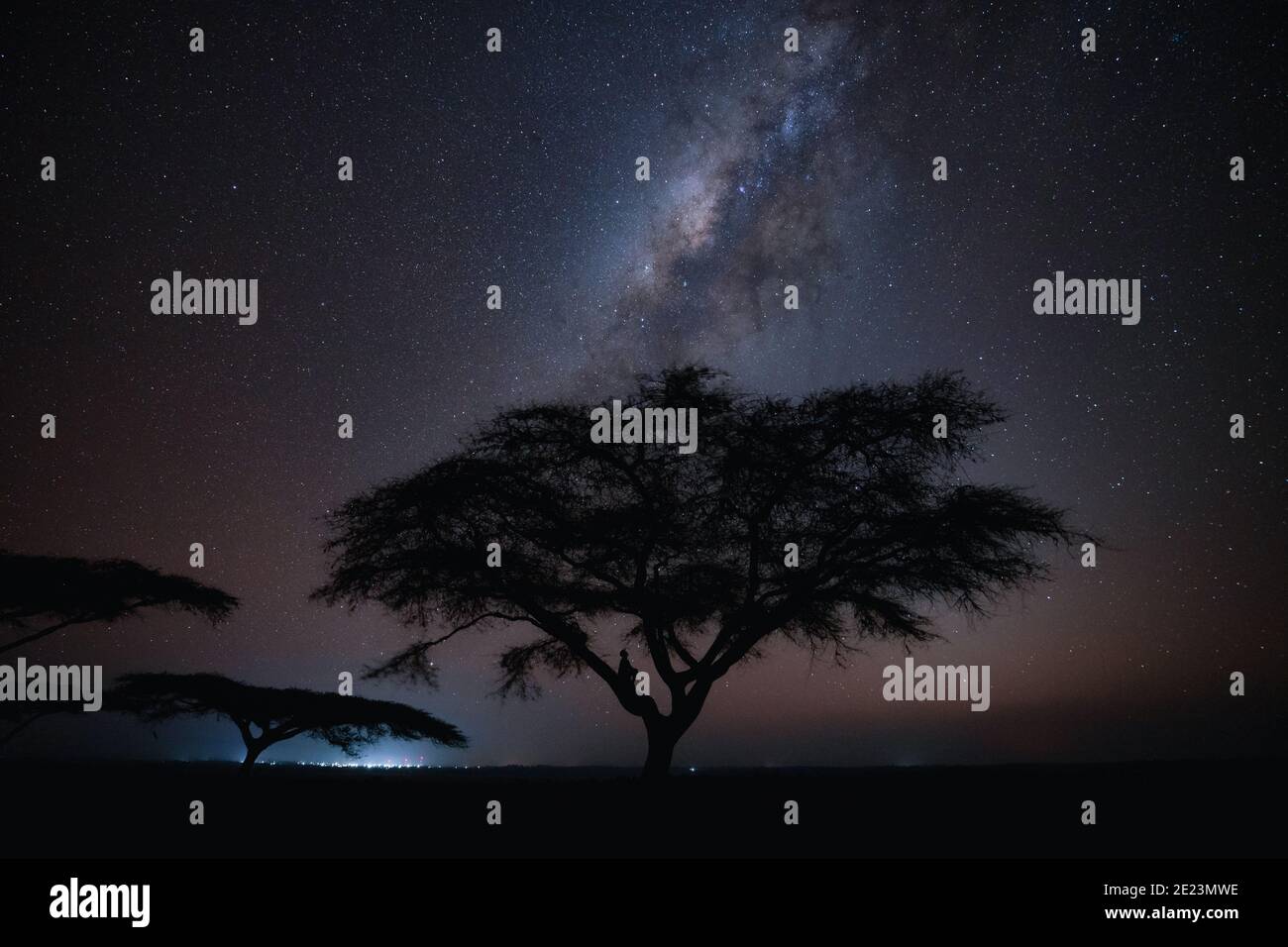 Milky way on the african night sky hi-res stock photography and images ...