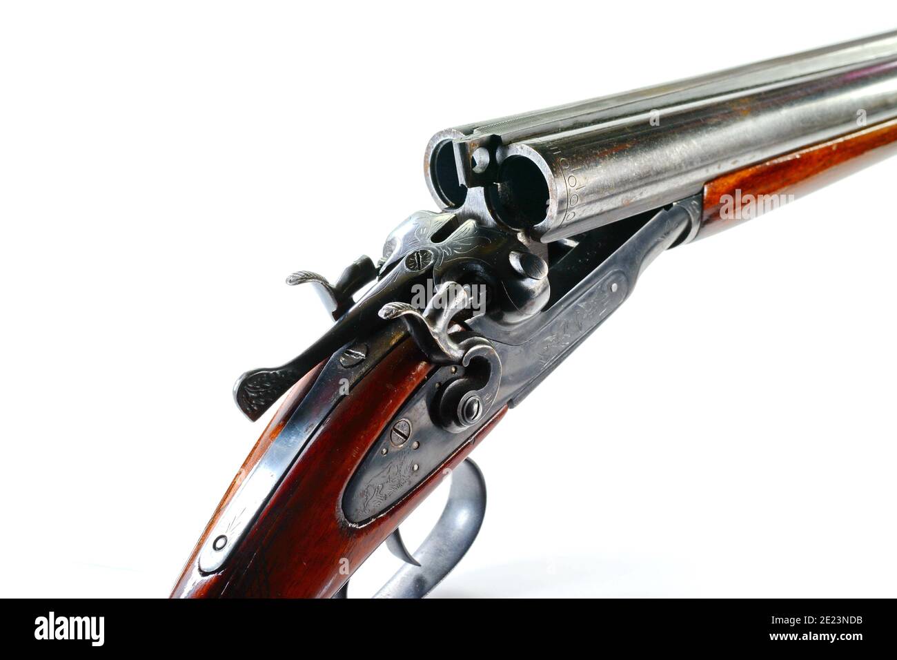 Antique side by side shotgun hi-res stock photography and images - Alamy