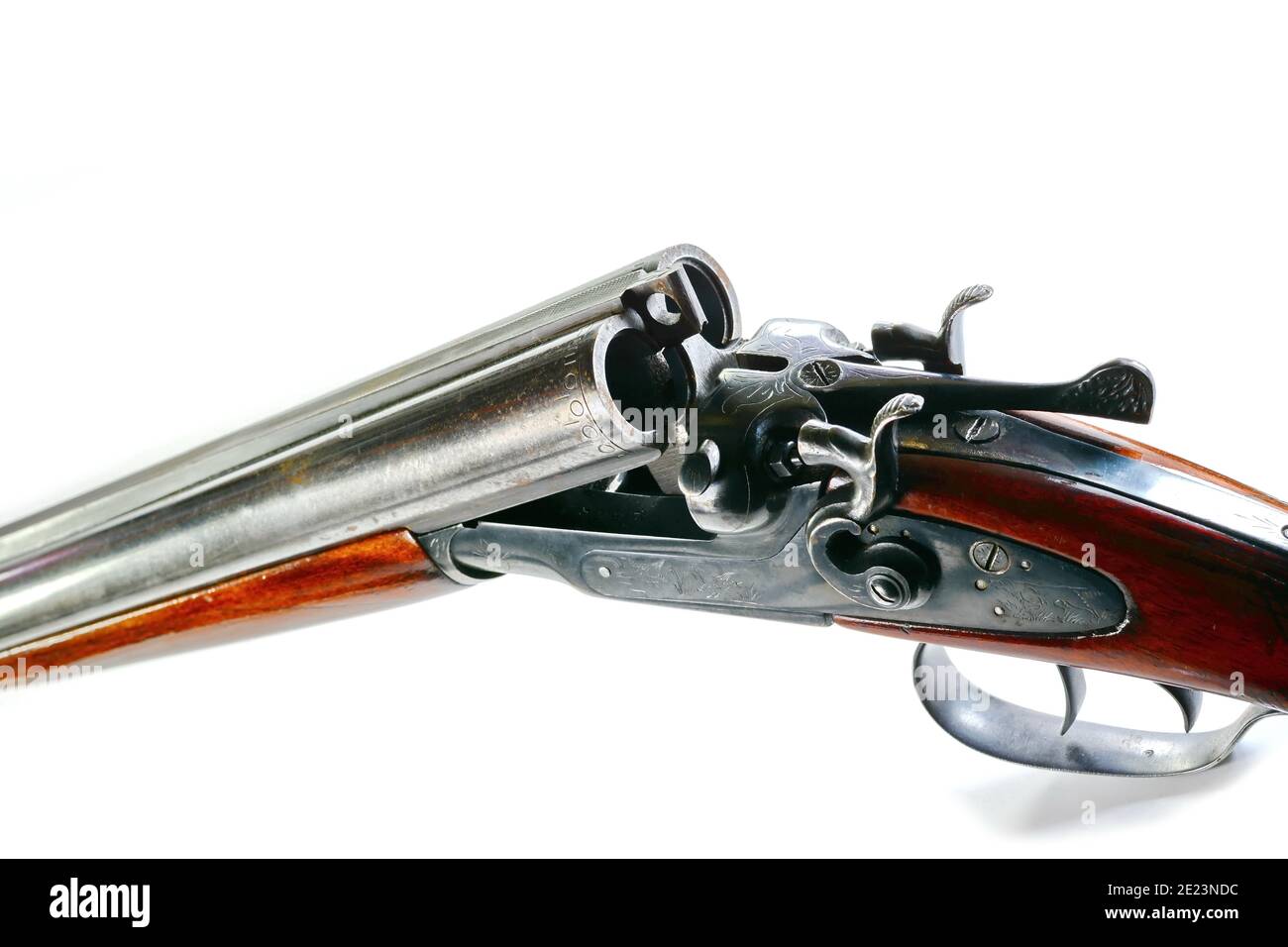 Antique side by side shotgun hi-res stock photography and images - Alamy