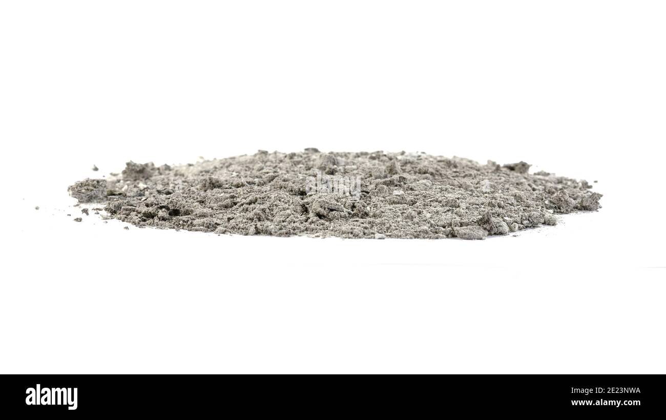 Ash isolated on white background Stock Photo - Alamy