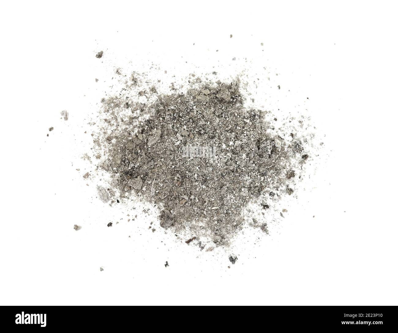 Ash isolated on white background Stock Photo - Alamy
