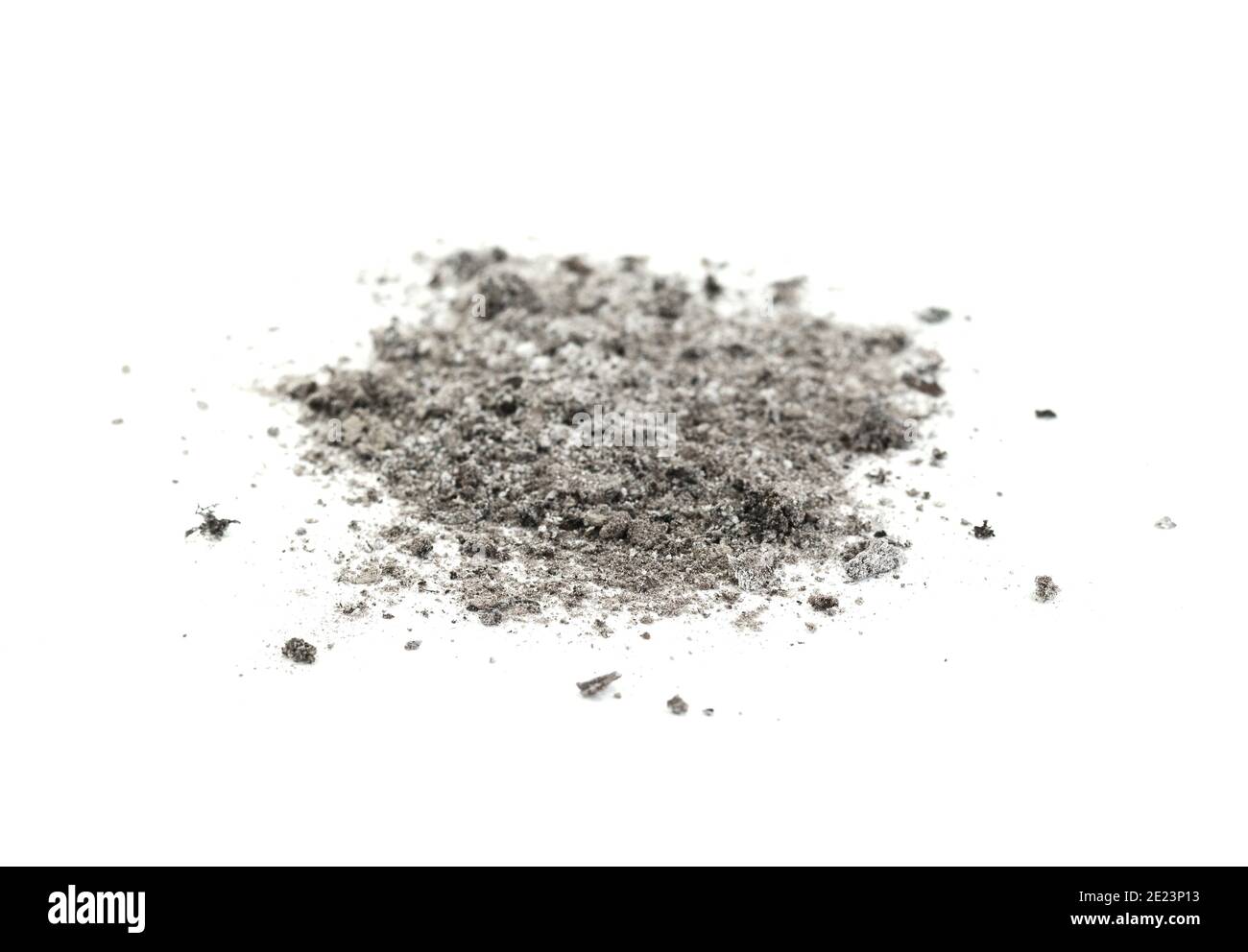 Ash isolated on white background Stock Photo - Alamy