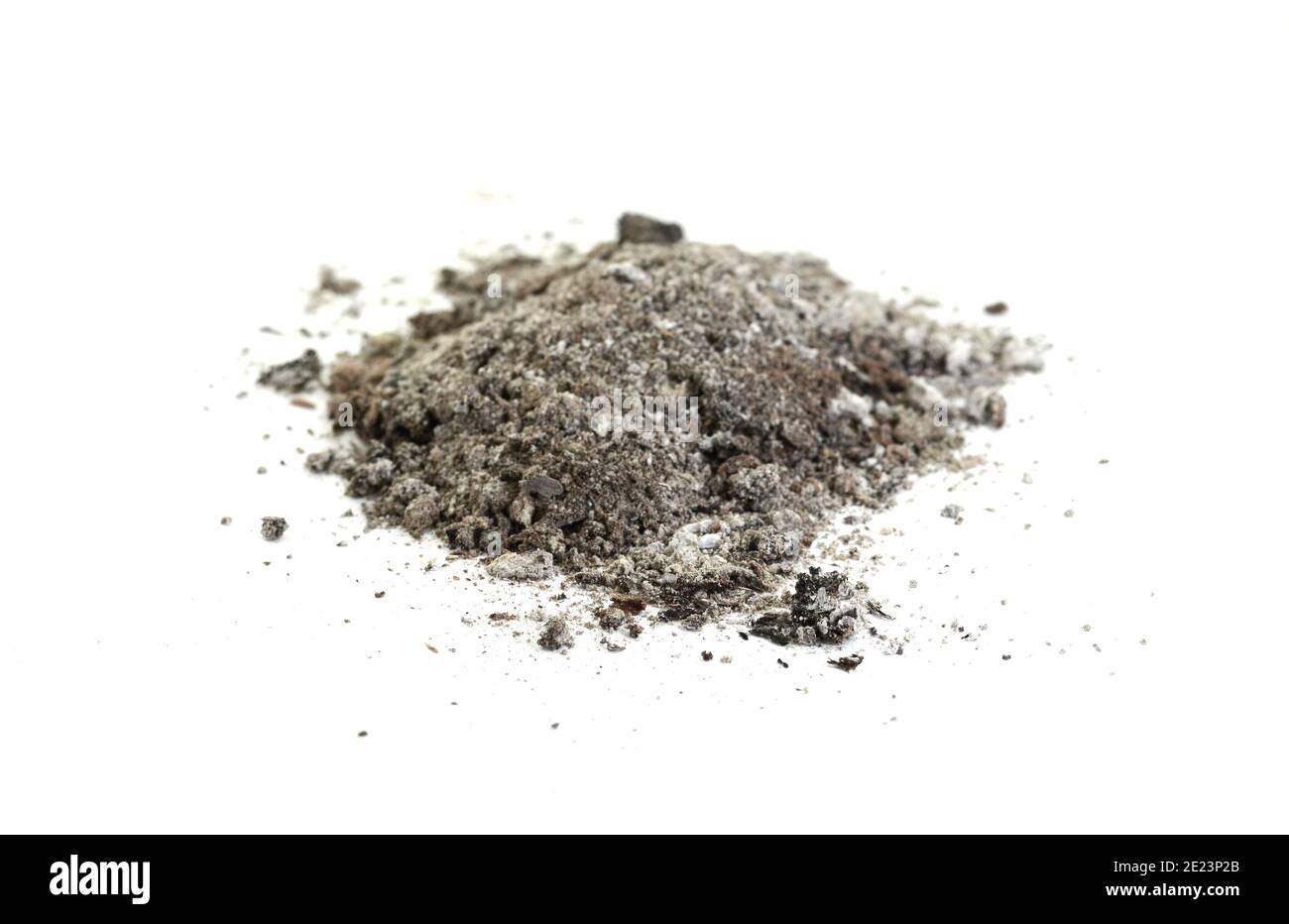 Ash isolated on white background Stock Photo - Alamy