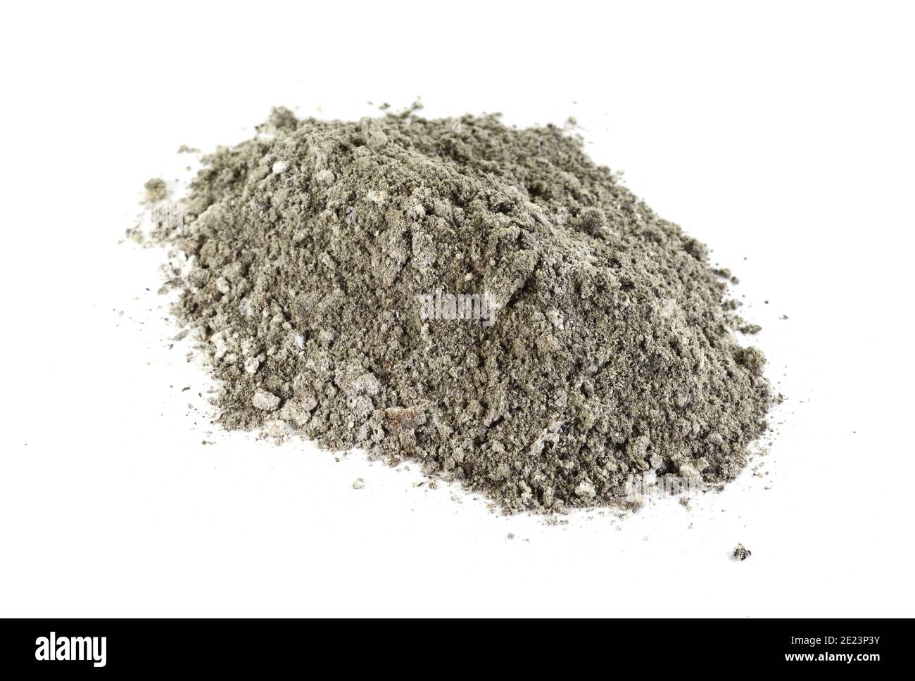 Ash isolated on white background Stock Photo - Alamy