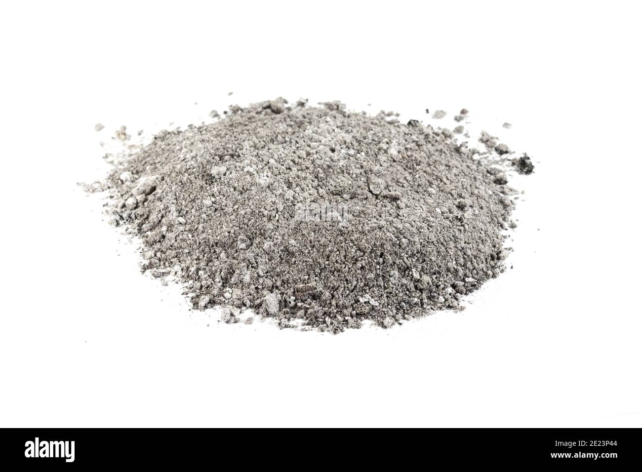 Ash isolated on white background Stock Photo - Alamy