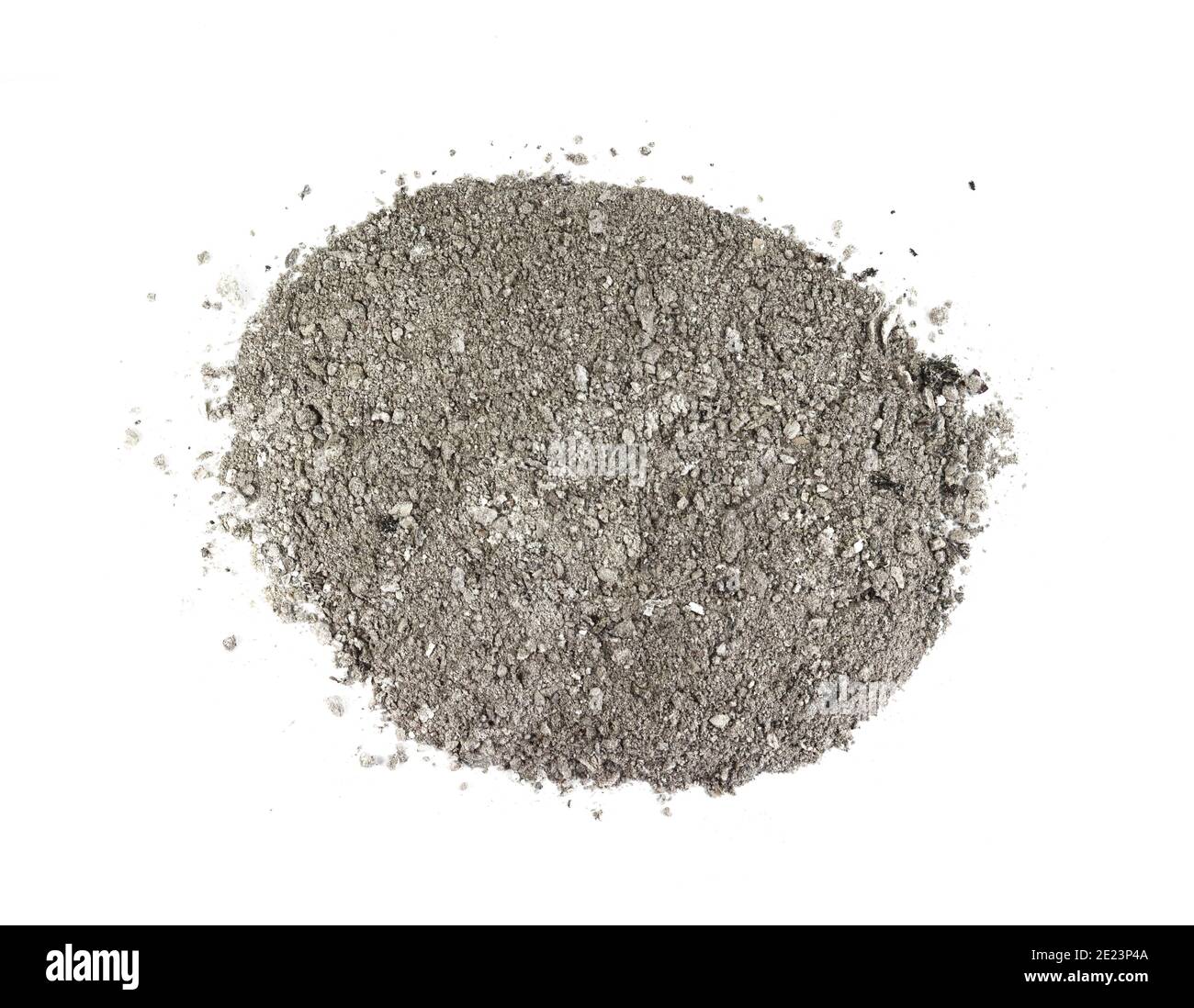 Ash isolated on white background Stock Photo - Alamy