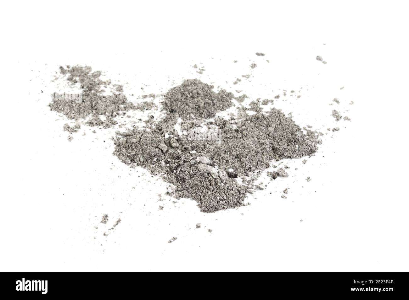Ash isolated on white background Stock Photo - Alamy